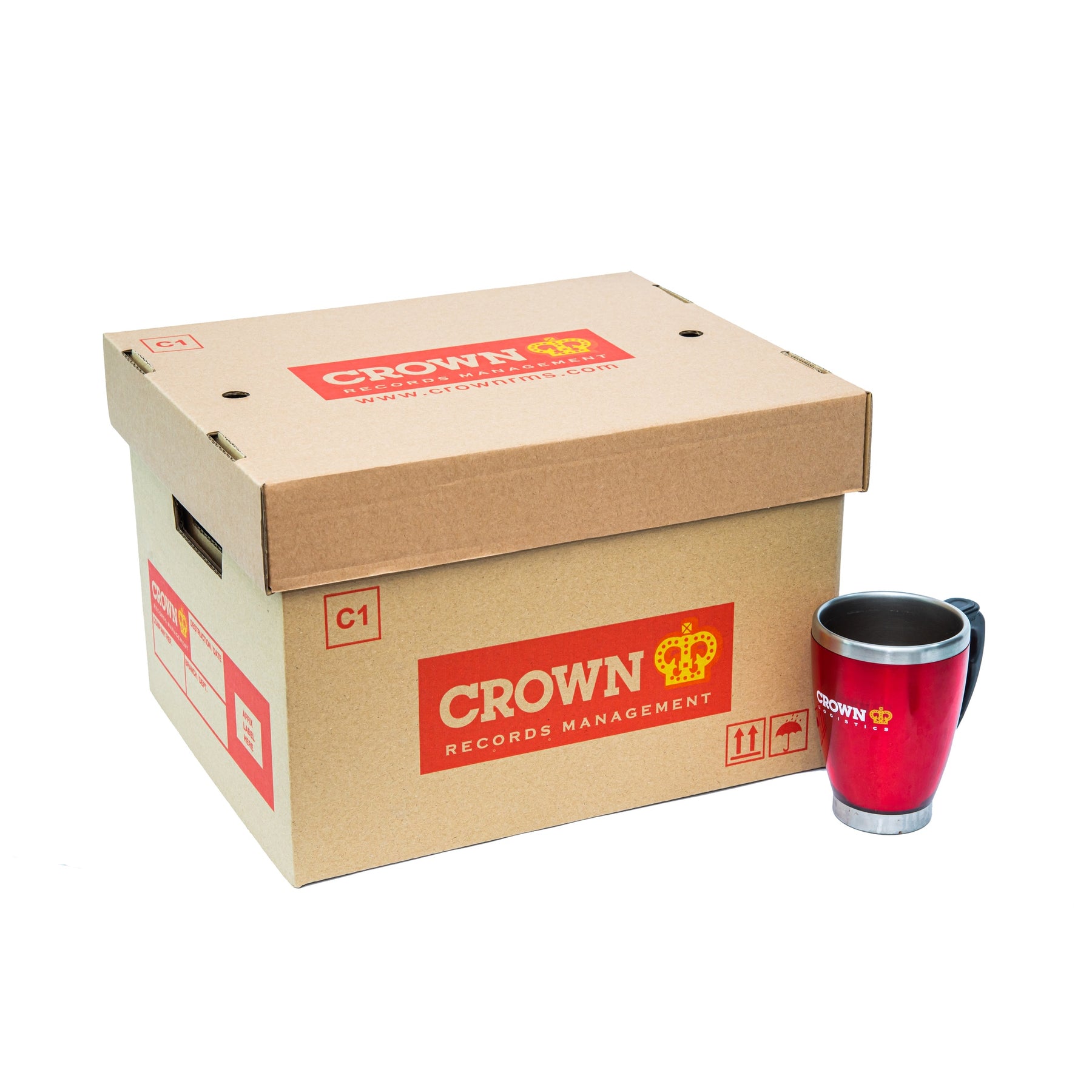 Small File Storage Carton Box with Lid – Crown Worldwide Malaysia eStore